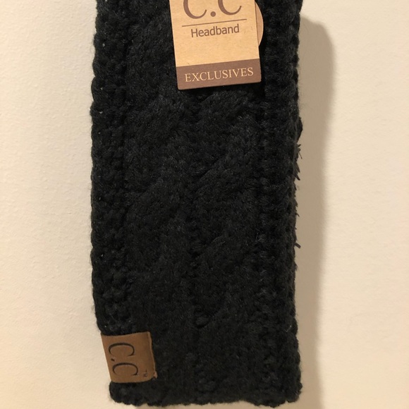 C.C | Accessories | Cc Brand Cable Knit Headband | Poshmark